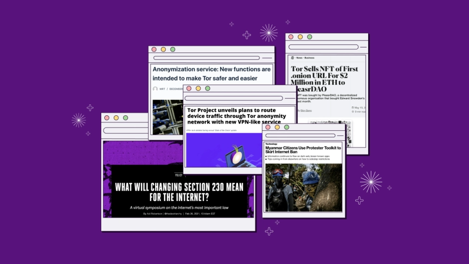 Tor Project’s summary of “Tor in the News 2021”