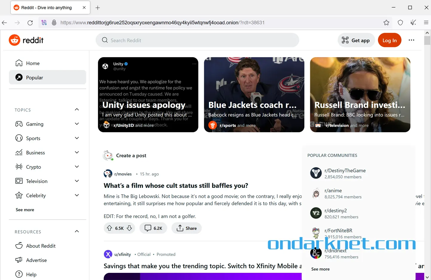Reddit has already launched its dark web V3 domain in October 2022