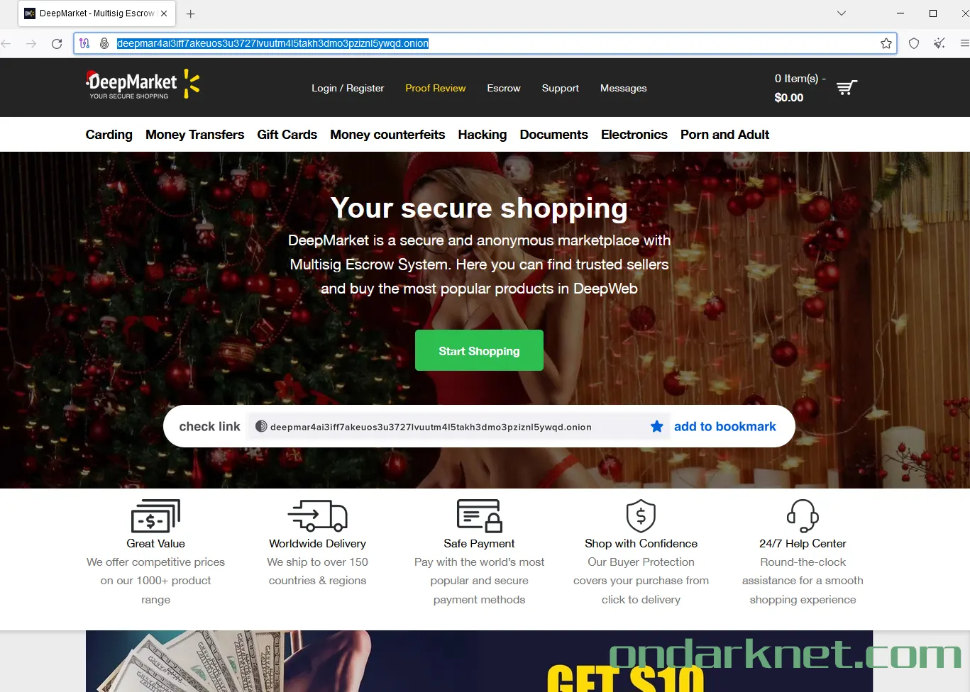 Scam dark web marketplace DeepMarket has become infamous once again ...